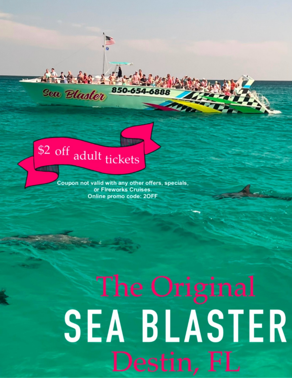 Coupon | Destin's Original Sea Blaster Dolphin Tours